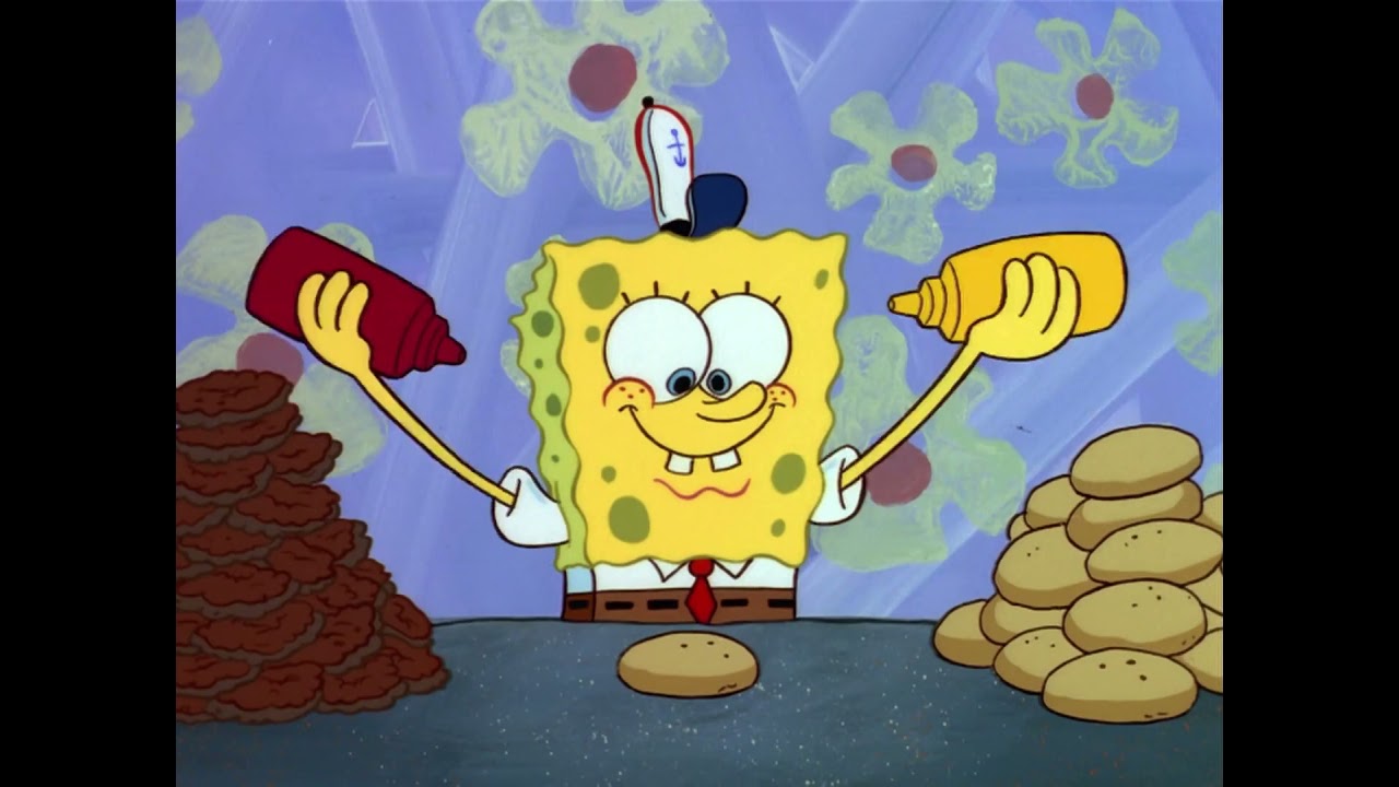 Spongebob serving anchovies - Spongebob Squarepants - YouTube