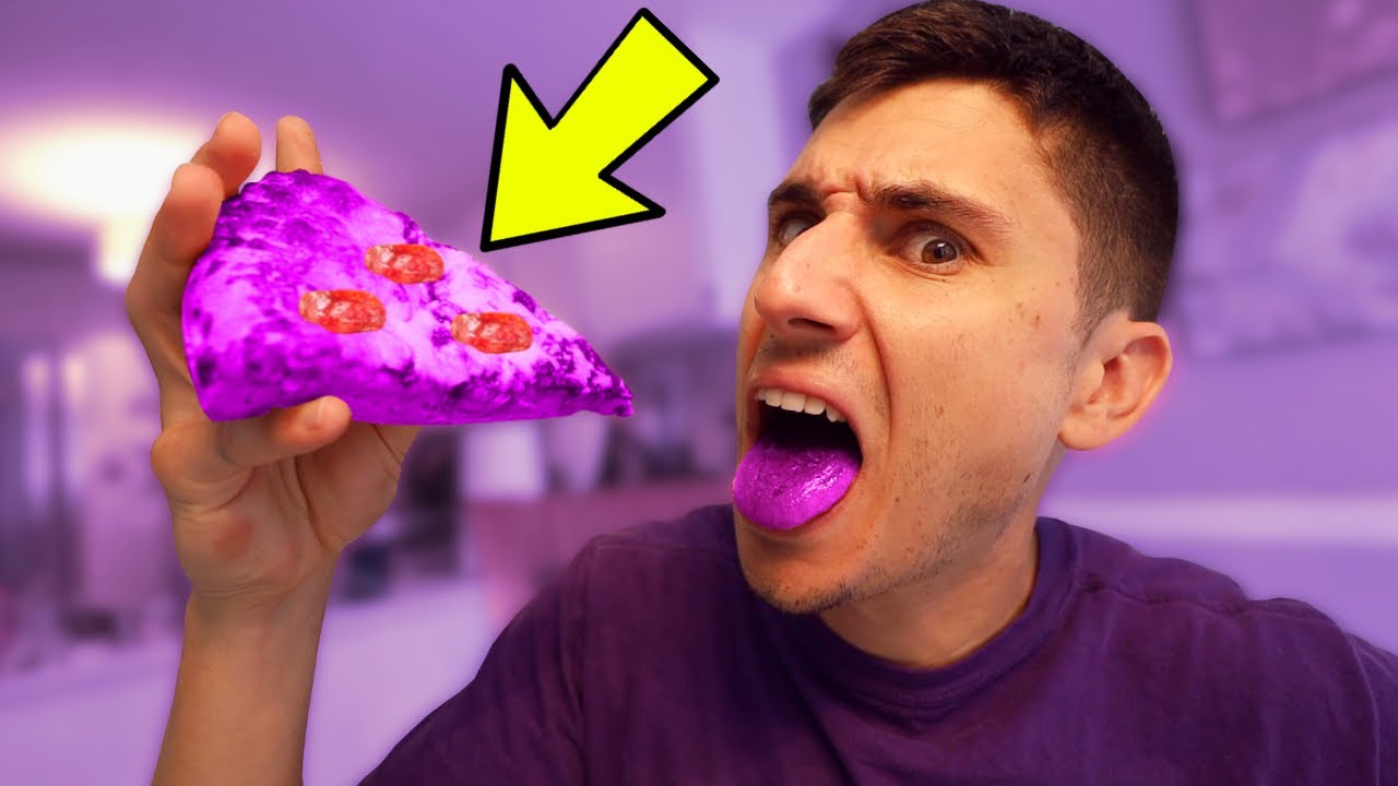 I Ate ONLY PURPLE FOOD For 24 Hours! - YouTube