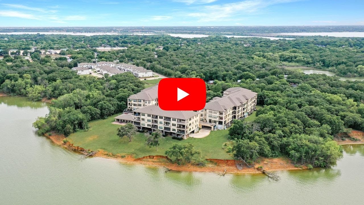 🏡 Tour the Stunning Condos on Lake Lewisville / Hickory Creek in Water ...