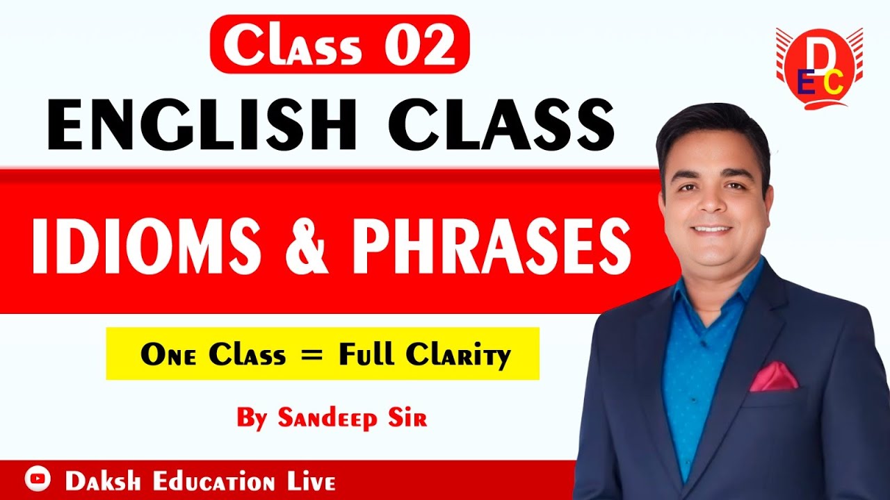 English Class Idioms & Phrases l Class 02 - YouTube