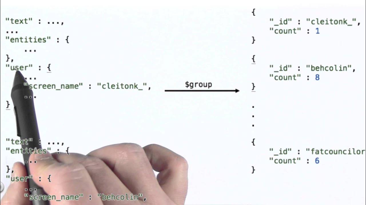 The Aggregation Pipeline - Data Wranging with MongoDB - YouTube