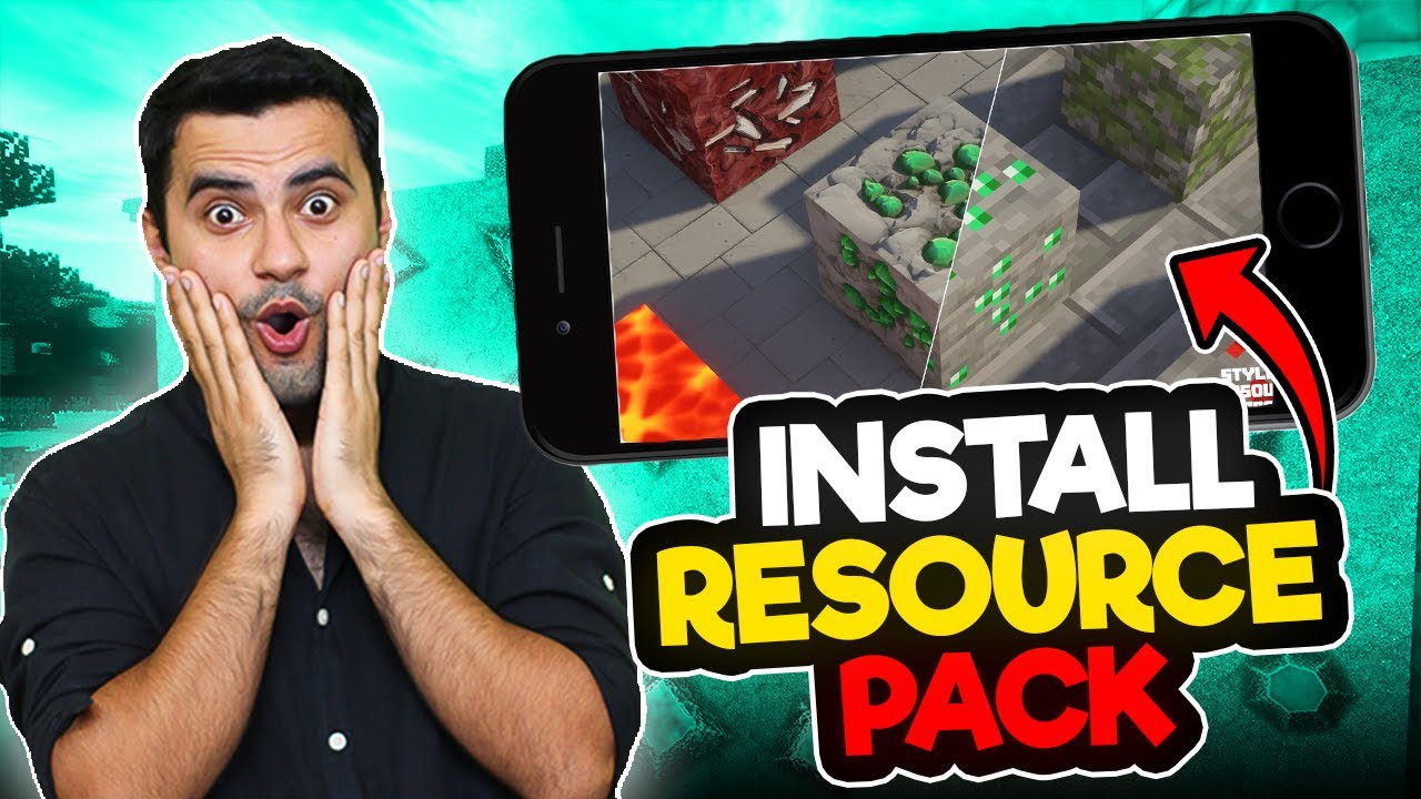 How to install resource pack in minecraft pocket edition 1.17 | MCPE Resource pack @Jasusking ...