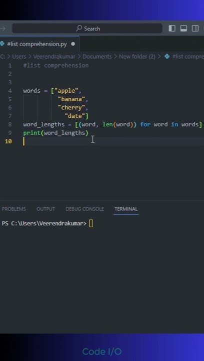 A Better Way To Handle Data In Python 🐍 Shorts Python Pythonprogramming Programming Python