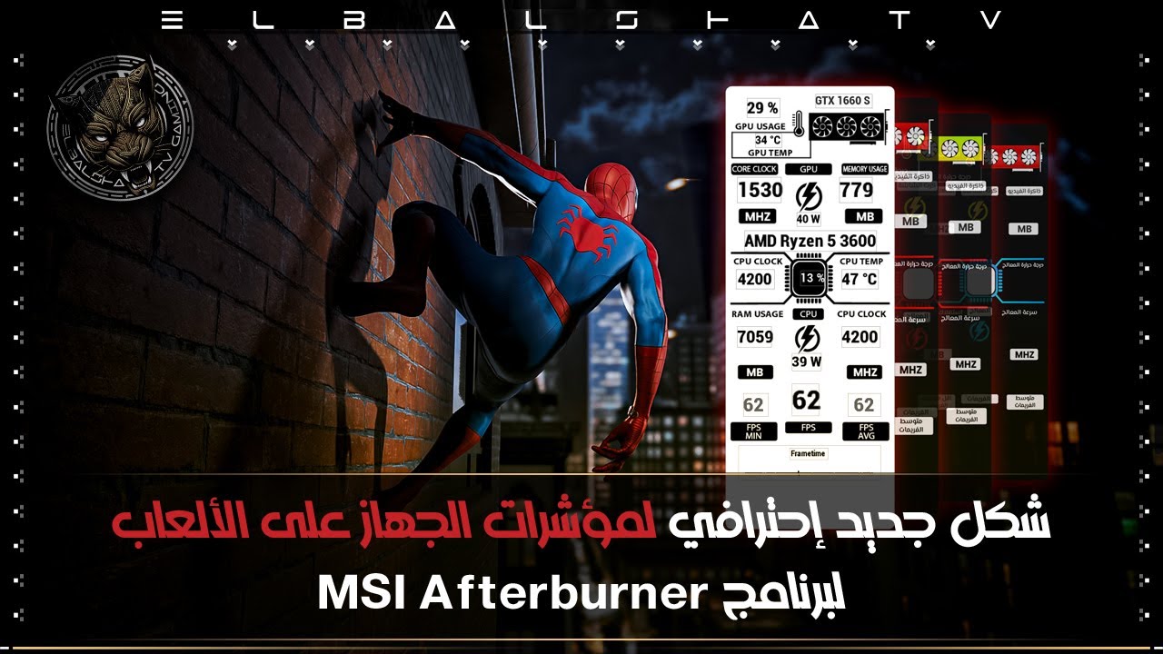 تصميم احترافي لبرنامج Msi afterburner بالعربي والانجليزي | MSI ...