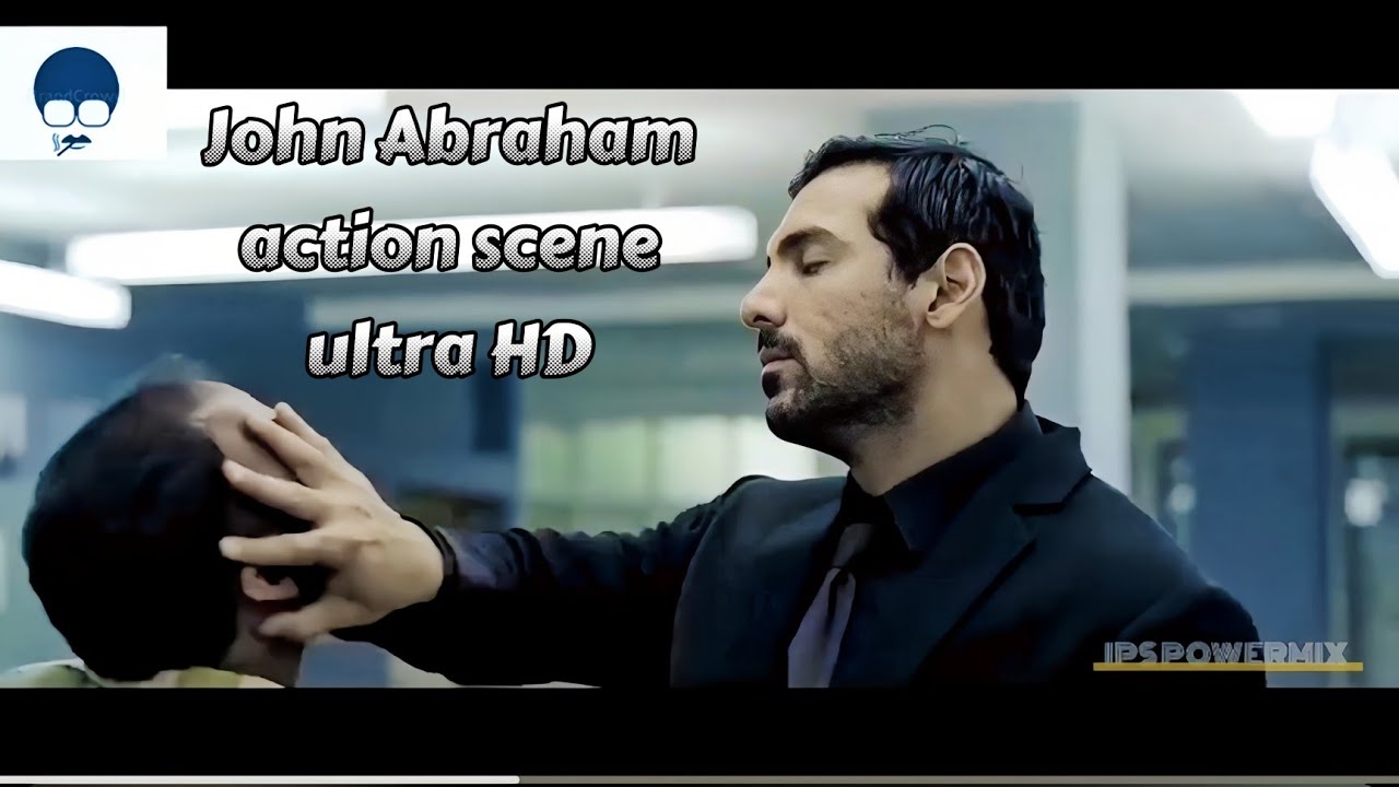 John Abraham action scene movie Rocky handsome - YouTube