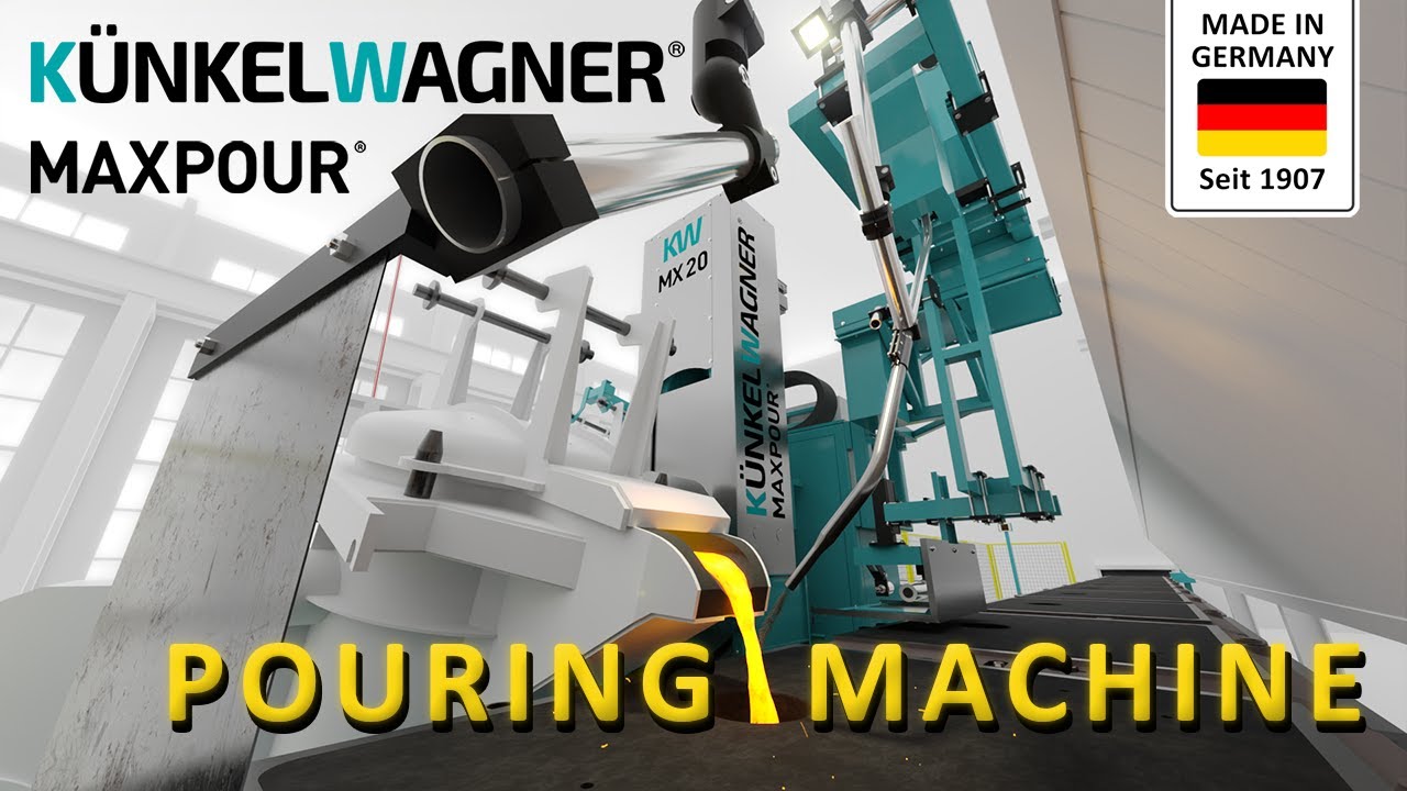 KW Maxpour pouring machine - YouTube