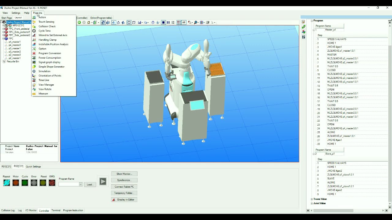 KRoset (Licensed Version) - DuAro Project Manual AS Programming and Execution Pt3 - YouTube