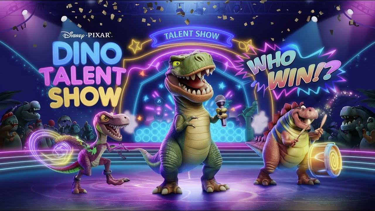 🎤🦖 Dino Talent Show | Amazing Dinosaur Performances for Kids! - YouTube