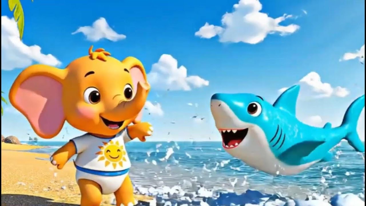 Baby Shark Dance with Ele & Turtles | Learn Colors for Students ...