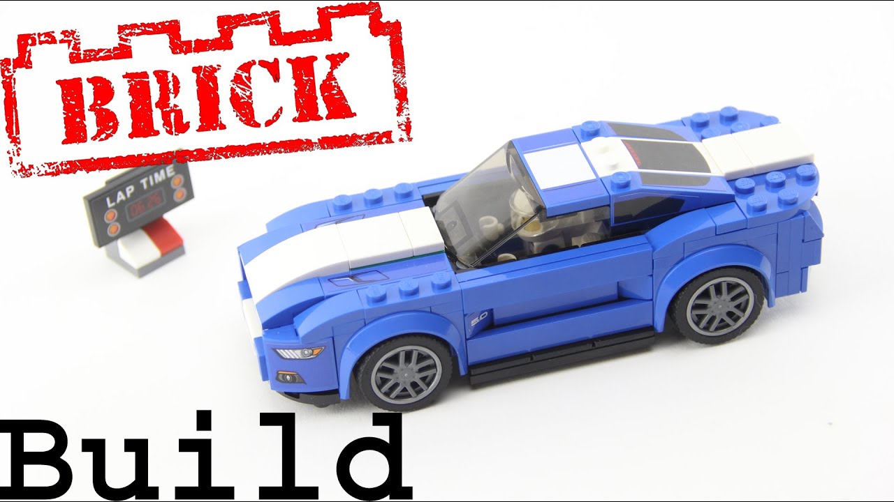 Lego Speed Champions Ford Mustang GT Time lapse build 75871 – Lego ...