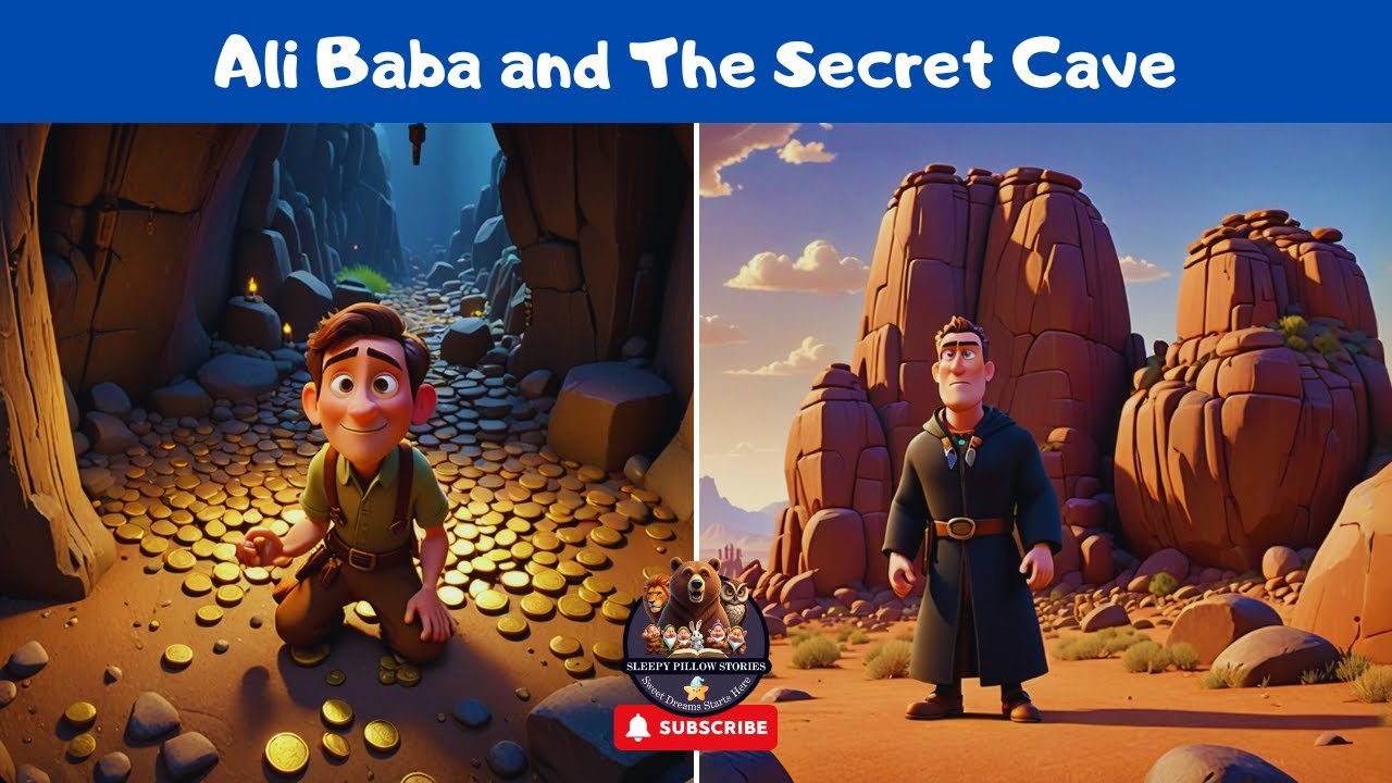 Ali Baba and the Secret Cave - A Bedtime Story For Kids - YouTube