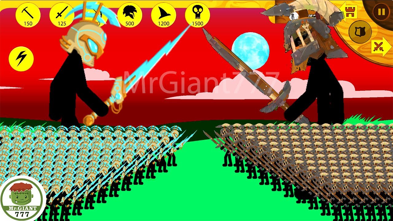 EPIC BATTLE! MERCENARY VOLTAIC VS MERCENARY SALVAGER x9999 ARMY | Stick ...