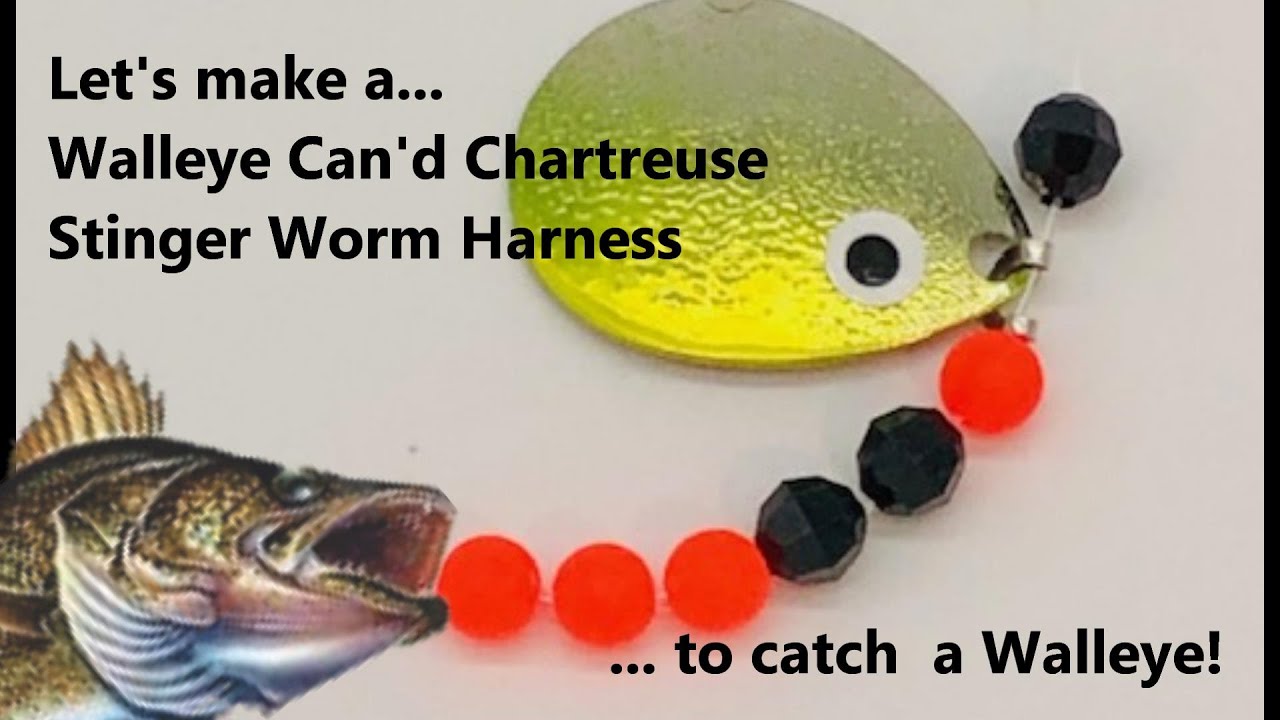 Make Can'd Worm Harness to Catch Huge Walleye - YouTube
