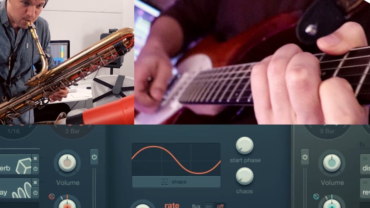 Making music with sax samples - YouTube