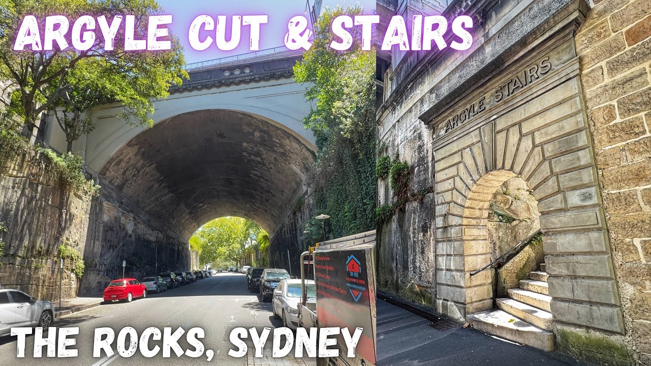 Abandoned Oz - Argyle Cut & Stairs - The Rocks, Sydney - YouTube