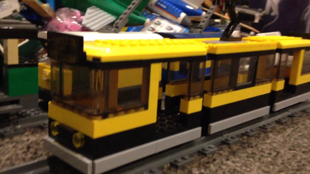 Lego tram MOC 4 - work in progress - YouTube