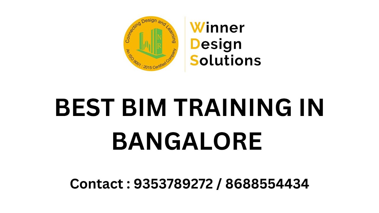 Best BIM Training in Bangalore | Best BIM Training Company Winner ...
