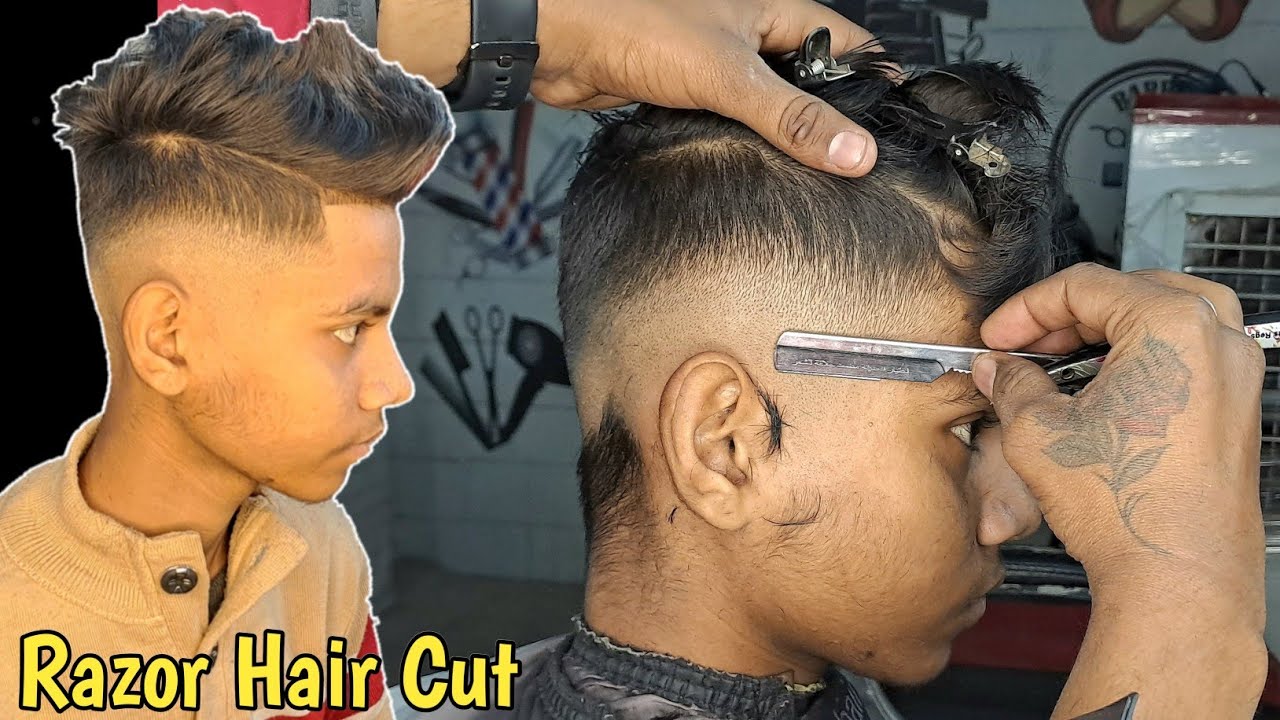 Latest ~ Razor Hair Cut | Skin Fade | Step by Step Tutorial Video ...
