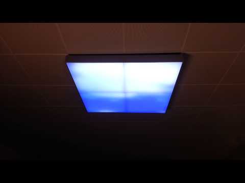 Video of Moving Sky LED Panel Neonny