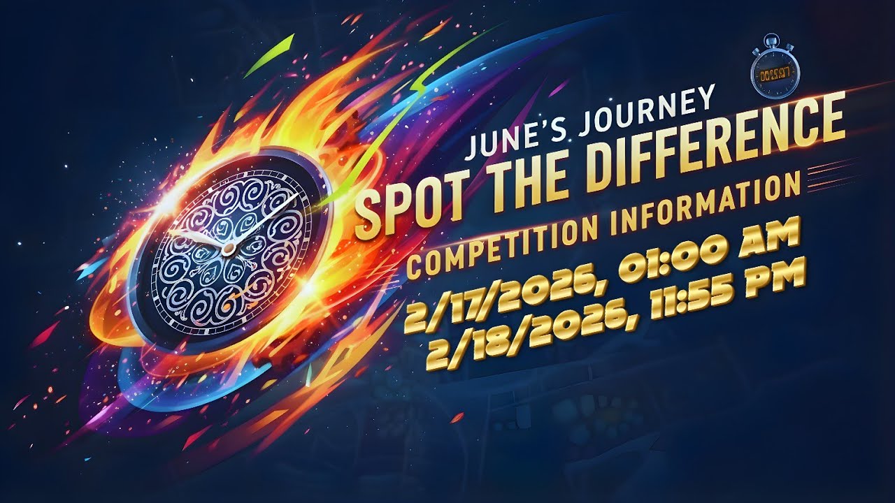 JUNE'S JOURNEY 17 to 18 FEB 2026 SPOT THE DIFFERENCE COMPETITION ...