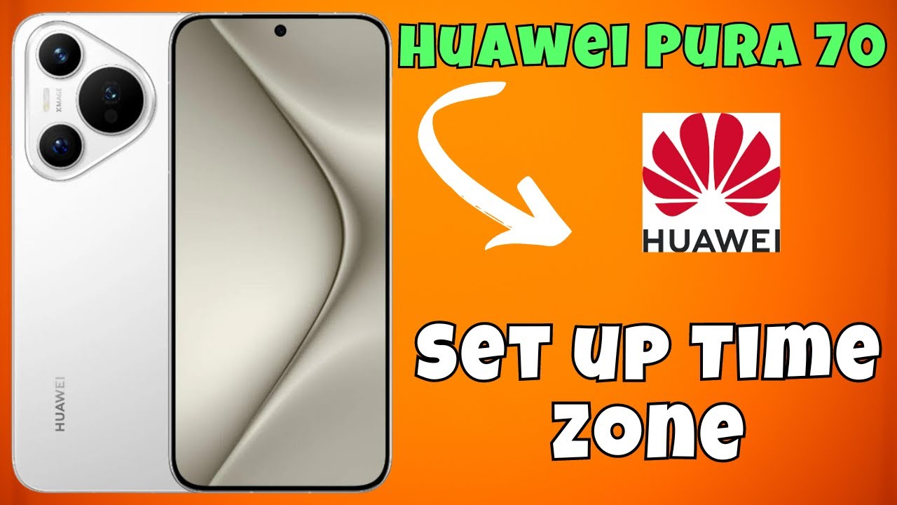 How to Change Date in Huawei Pura 70 - Set up Time Zone - YouTube