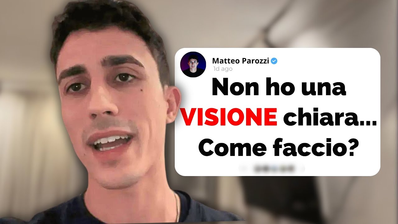 Avere una VISIONE chiara, come trovarla - DAILY JOURNAL #1 - YouTube