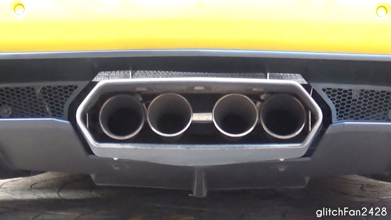Loud Custom Exhaust Lamborghini Aventador Start Up & Departure - YouTube