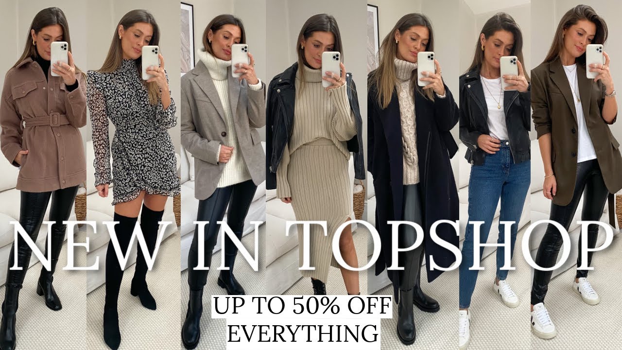 HUGE TOPSHOP HAUL TRY ON | BLACK FRIDAY NEW IN AUTUMN WINTER AD - YouTube