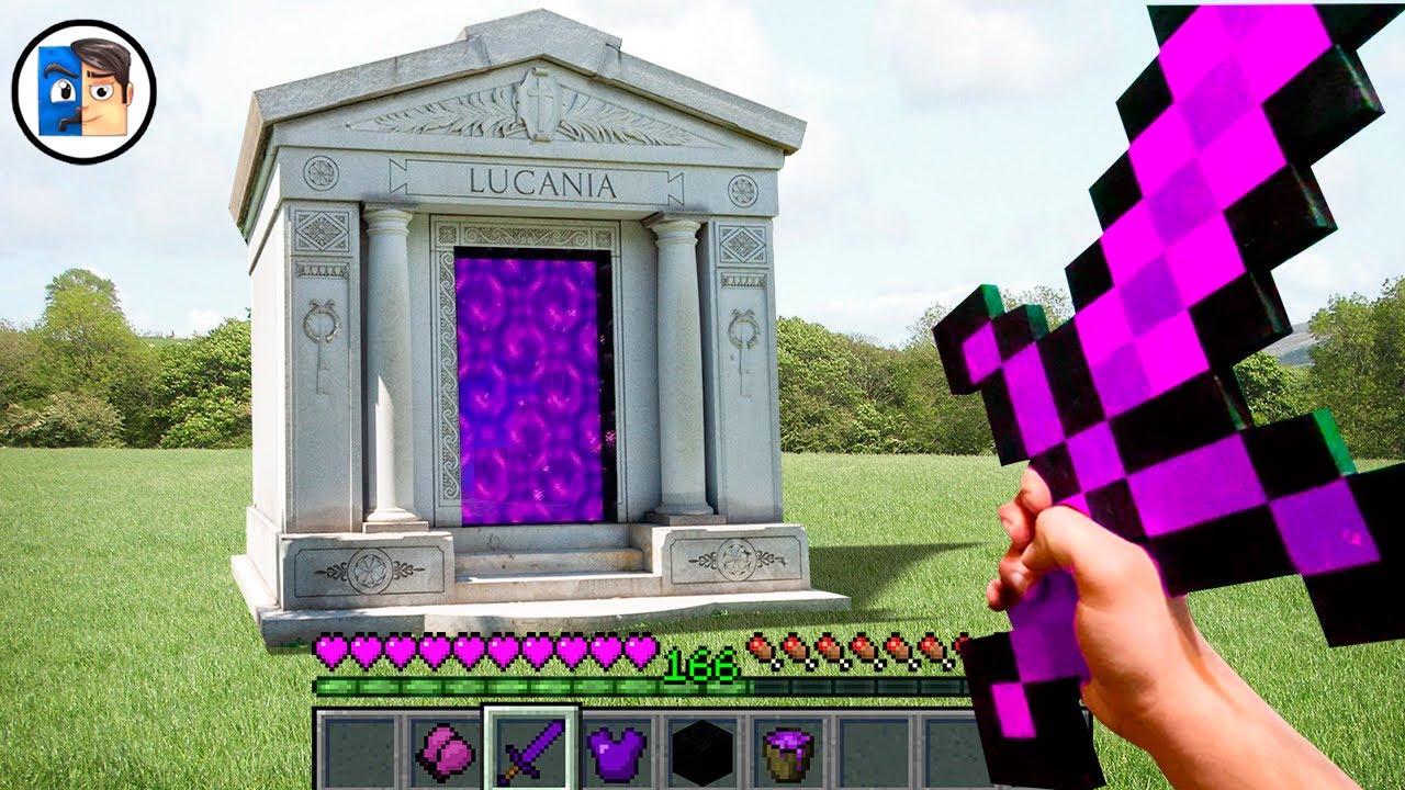 Minecraft in Real Life POV - REALISTIC NETHER PORTAL in Minecraft EN LA ...