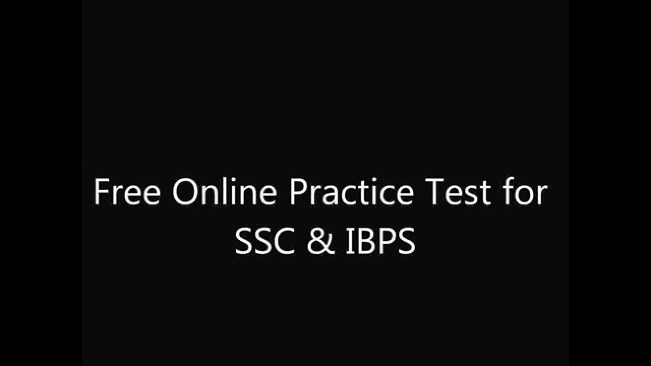 Free Online Practice Test For SSC IBPS YouTube free-online-practice-test-for-ssc-ibps-youtube