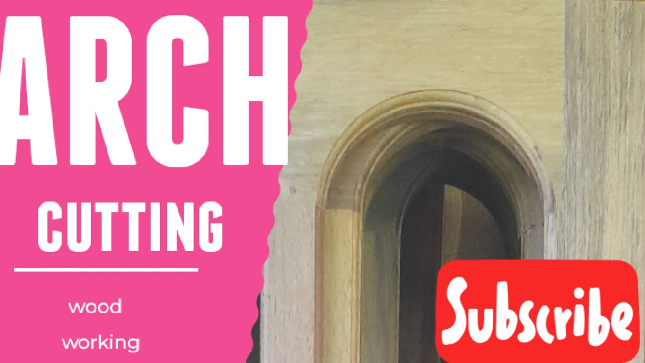 How to making wooden arch - YouTube