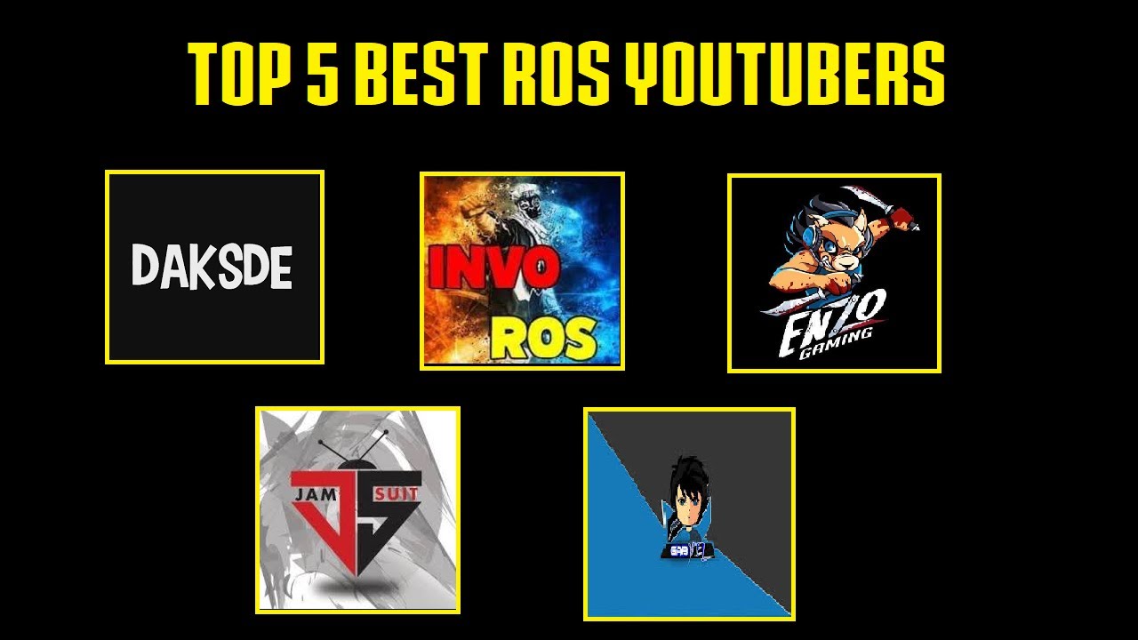 TOP 5 BEST ROS YOUTUBERS [WHO IS THE BEST] - YouTube
