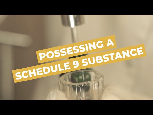 Possessing a Schedule 9 Substance | Sydney Criminal Lawyers