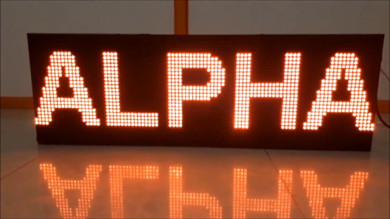 LED 1x3 feet Ticker, LED Ticker, LED scrolling display New Delhi, India ...