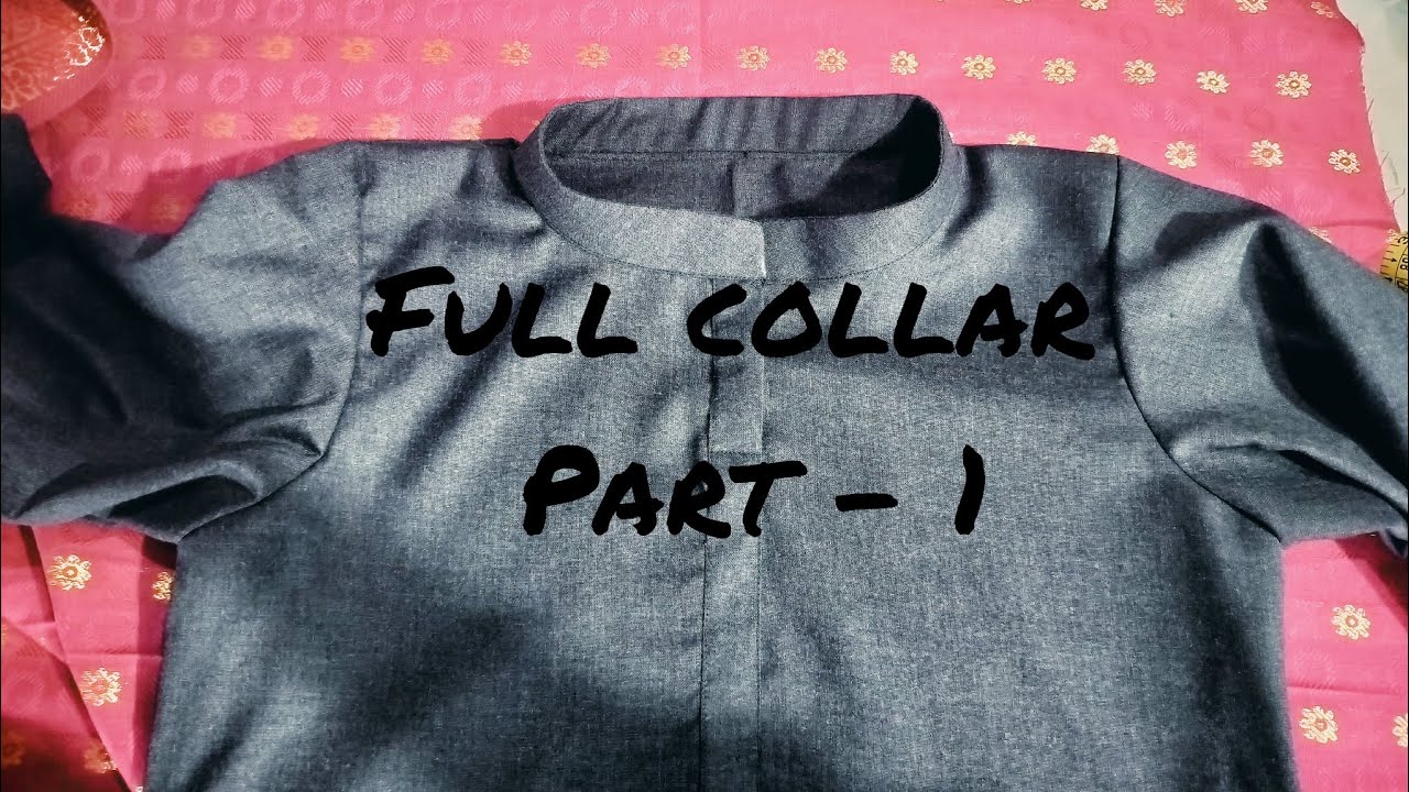 full collar kurta / school uniform / step by step / part -1 ( part -2 ...