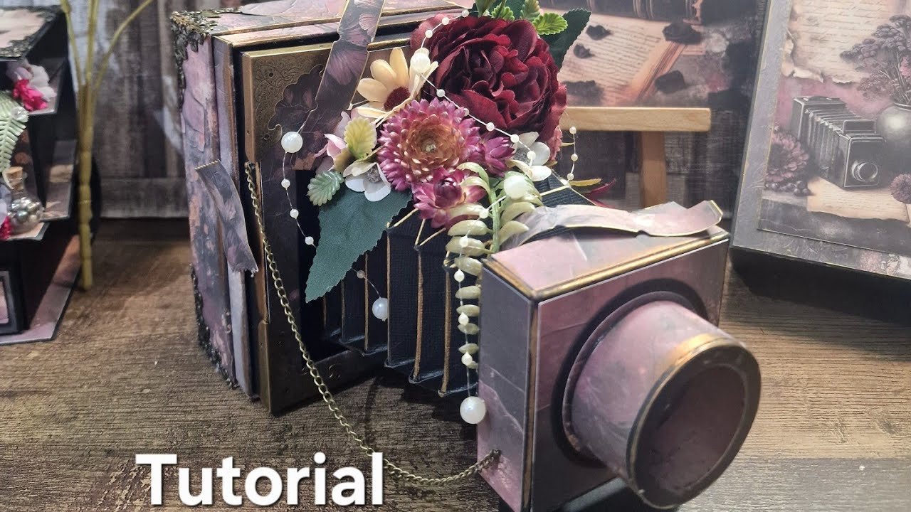 Retro Camera Tutorial with my Raven and the Writing Desk paper ...