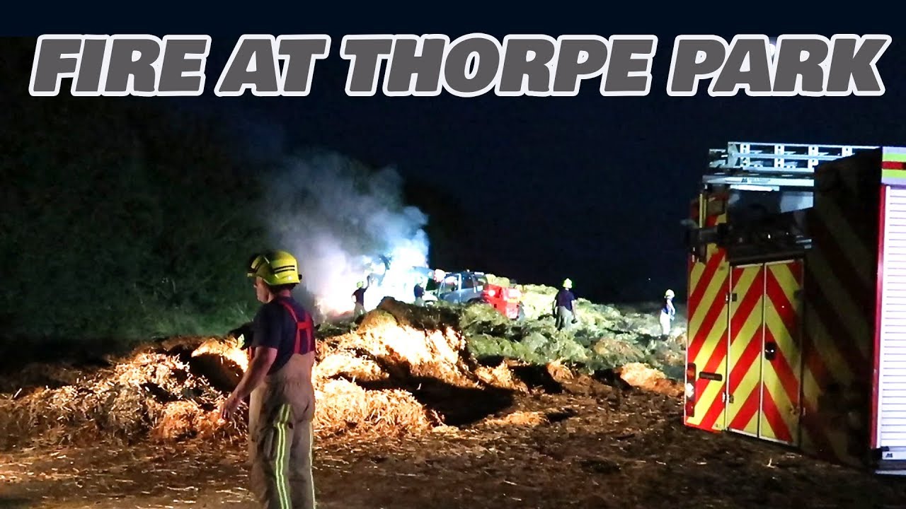 FIRE!!! At Thorpe Park Haven Holidays - YouTube