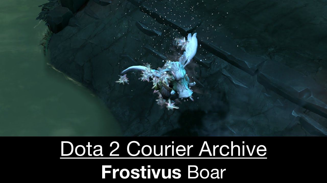 Dota 2 Courier: Unusual Boar (Frostivus Frost) - YouTube