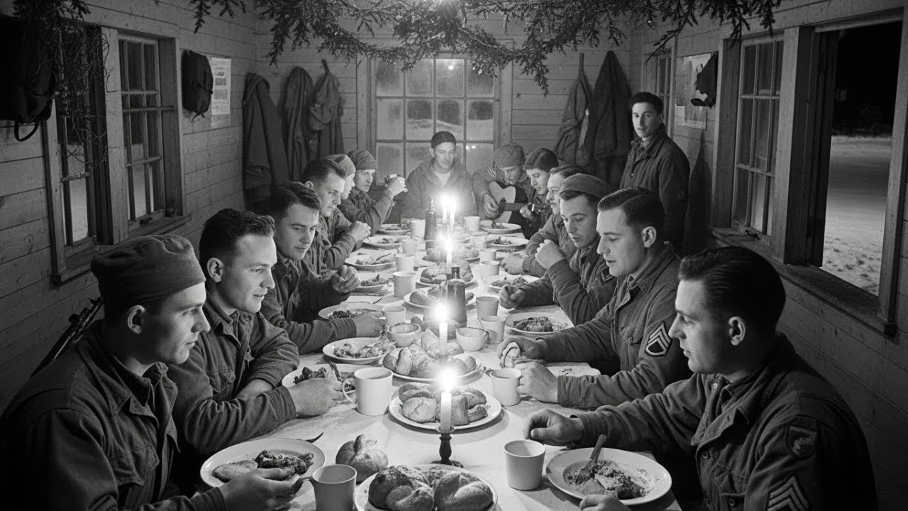 When German POWs Were Invited to a Christmas Dinner by U.S. Soldiers ...