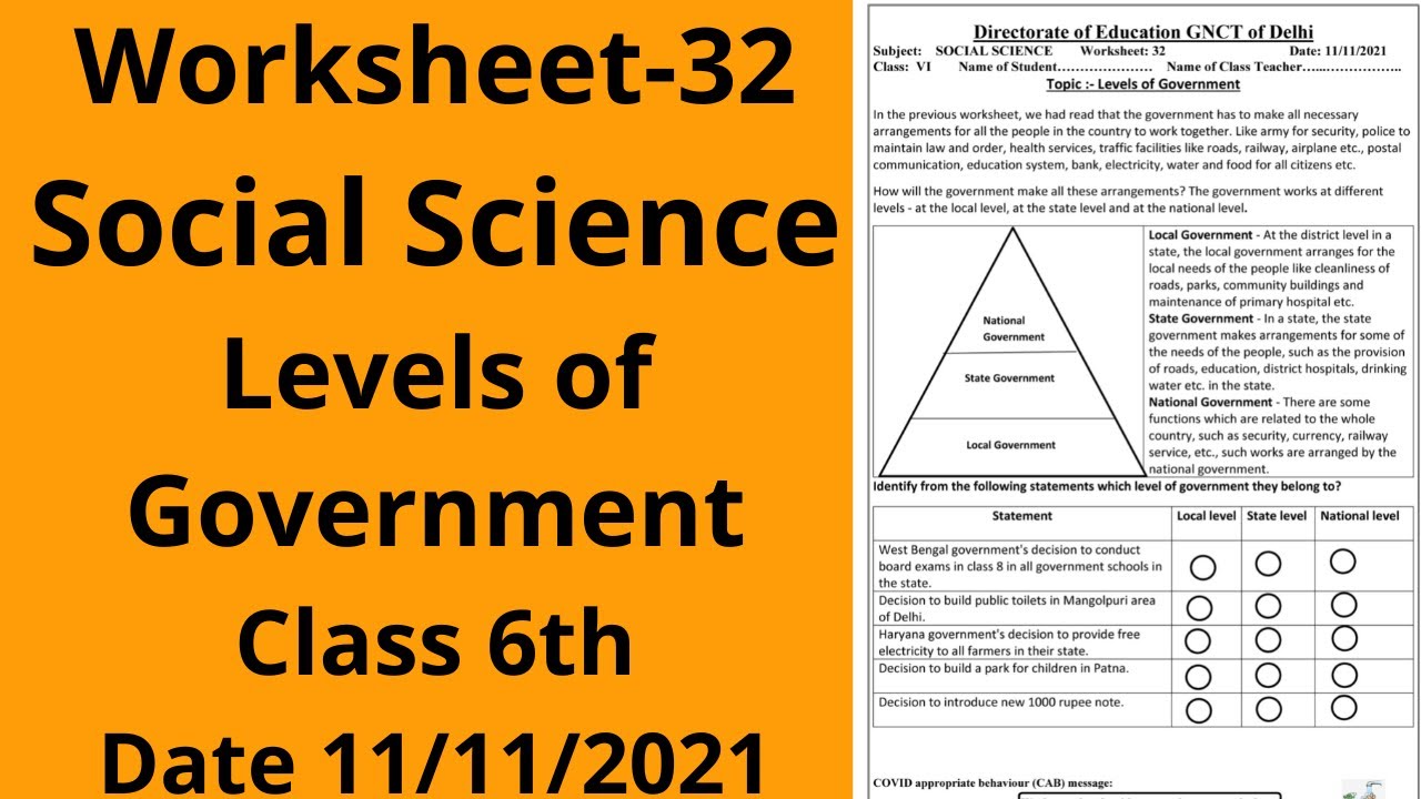Worksheet 32 sst class 6 English Medium (11/11/21)/worksheet sst class ...
