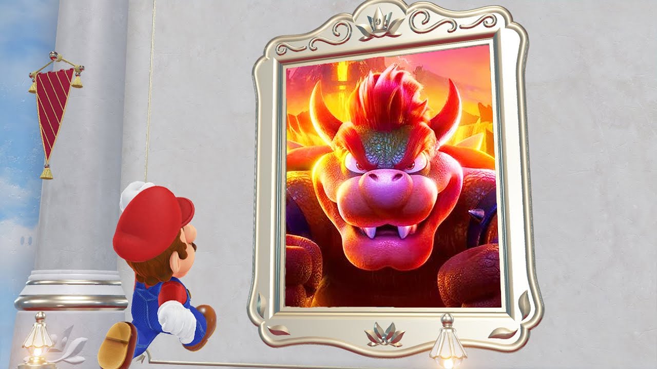 What Happens if Mario use the Secret Bowser Painting in Super Mario ...