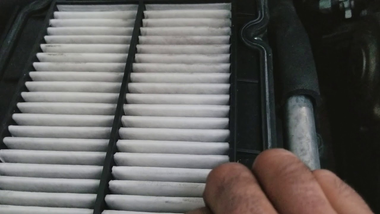Chevy Aveo LT 2011 air filter replace how to diy - YouTube