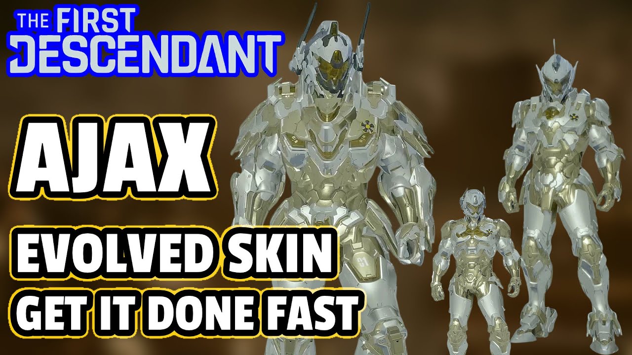 [FIRST DESCENDANT] AJAX Evolved Skin MK. DOMINATOR 02 Set How To Get It ...