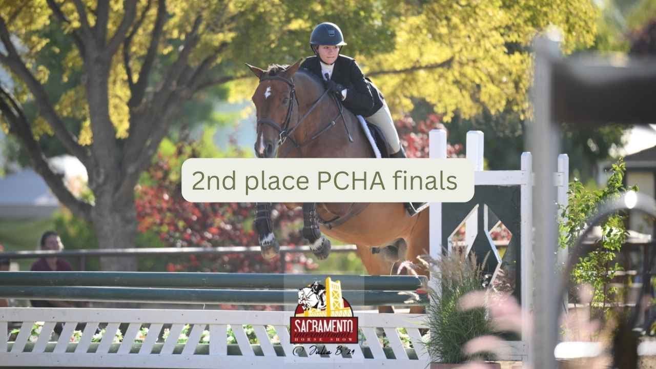 2nd Place PCHA Horsemanship Finals - YouTube
