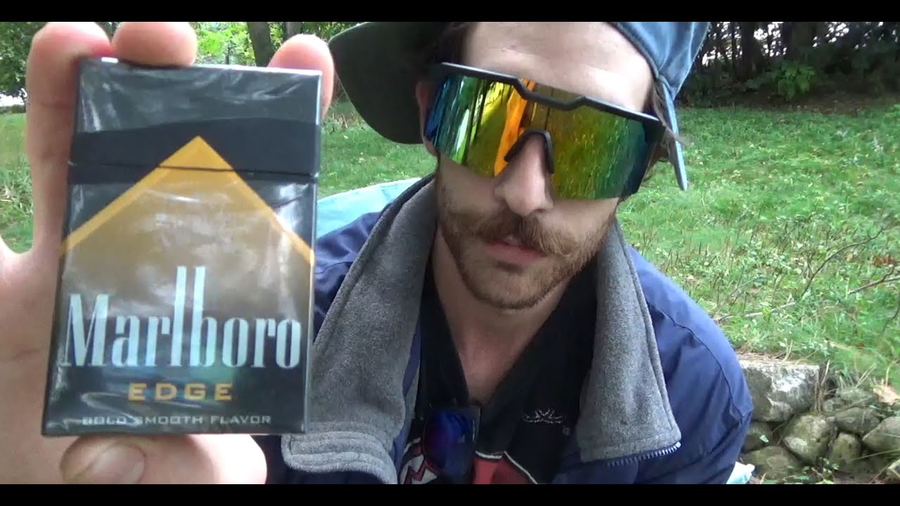 Marlboro Edge Cigarette Review (Edgy Reviewer Version) - YouTube