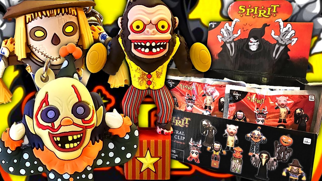 SPIRIT HALLOWEEN ANIMATRONIC BAG CLIPS SERIES 3 MYSTERY BLIND BAGS ...