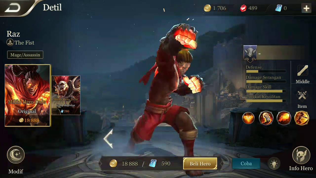 Raz - All Skin & Dance 03_2019_ ARENA OF VALOR ( AOV ) - YouTube