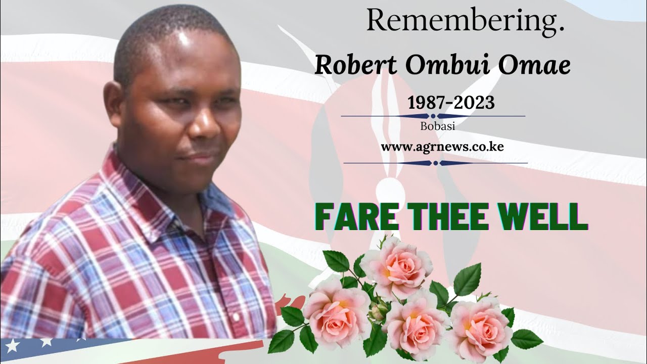 Robert Ombui Omae Funeral Service - YouTube