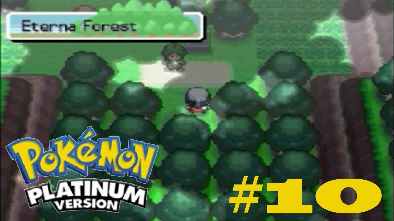 Pokemon Platinum - Let's Play - Episode 10 - Eterna Forest - YouTube
