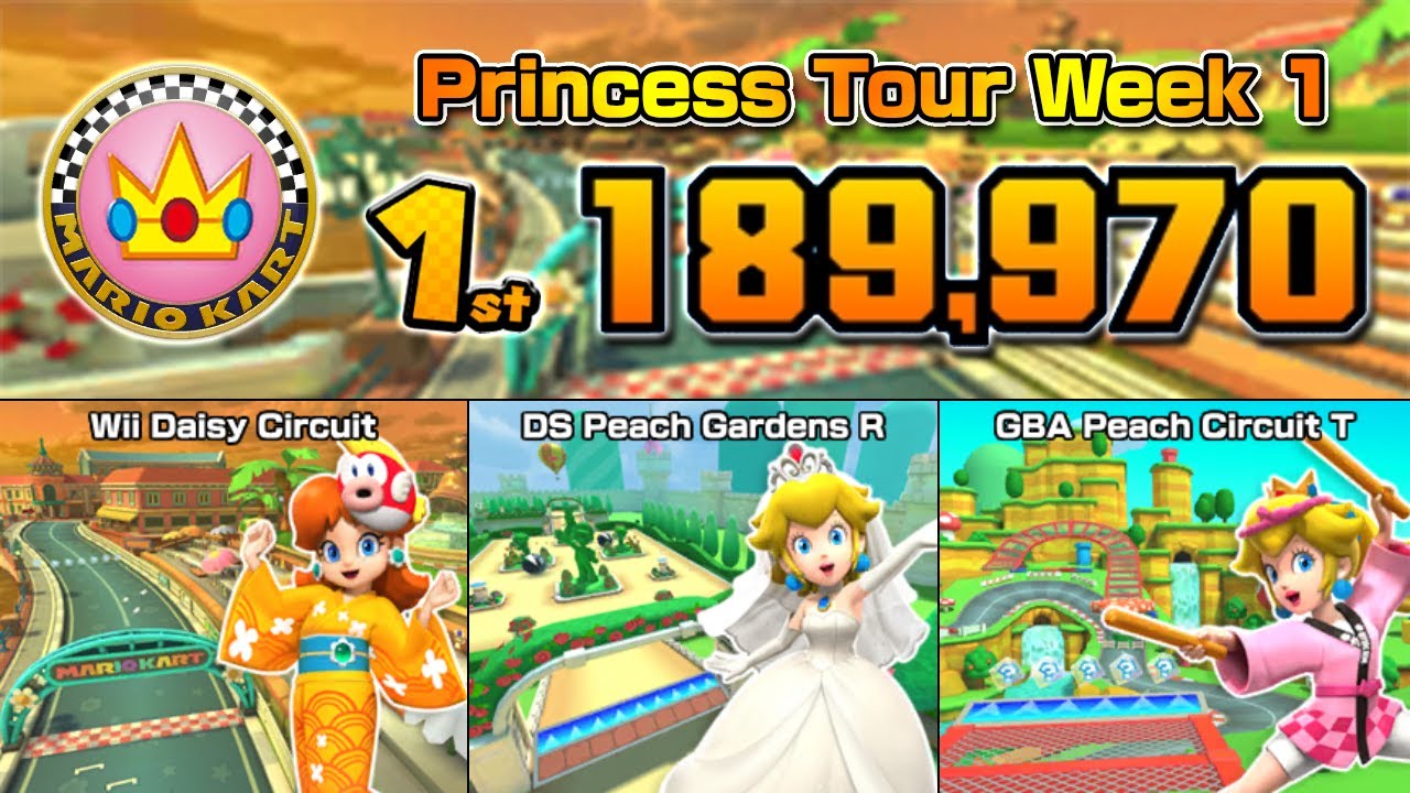 LET IT GO! | Mario Kart Tour | Princess Tour Week 1 Ranked Cup (190K ...